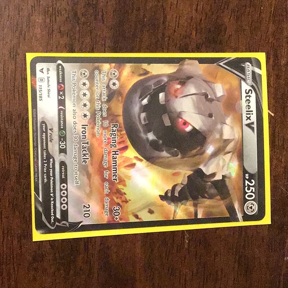 Pokemon | Games | Steelix V Pokmon Card | Poshmark